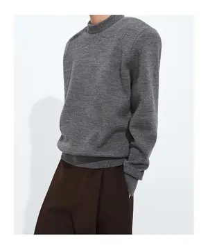 Bottega Veneta Wool Tailored Sweater - Medium Gray
