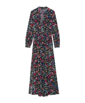 Zadig&Voltaire Rayado Maxi Dress - Black