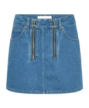 Marine Serre Leather Skirts