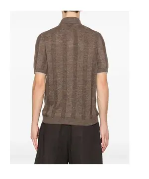 Brunello Cucinelli Short-sleeved Knitted Shirt