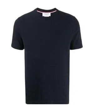 Thom Browne Classic Pique 4-bar T-shirt - Navy Blue
