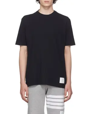 Thom Browne Classic Pique 4-bar T-shirt - Navy Blue