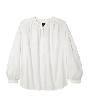 NILI LOTAN Nili Lotan Neville Long-Sleeved Cover-Up With Stripes