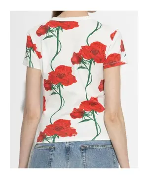 Kenzo Floral Printed Crewneck T-shirt