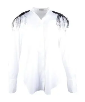 Brunello Cucinelli Feather Detail Shirt - No