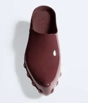 Bottega Veneta Gondola Clogs - Deep Mahogany