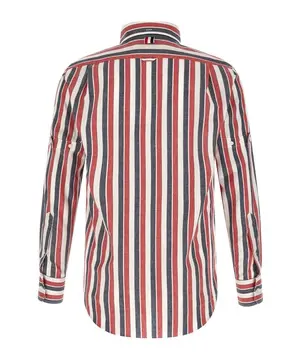 Thom Browne Striped Button-down Shirt - Multicolor