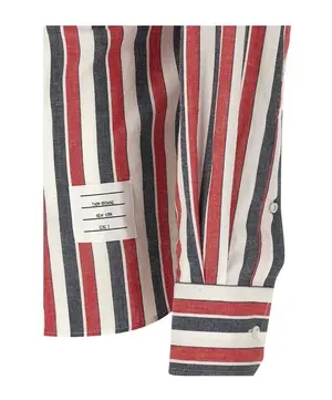 Thom Browne Striped Button-down Shirt - Multicolor