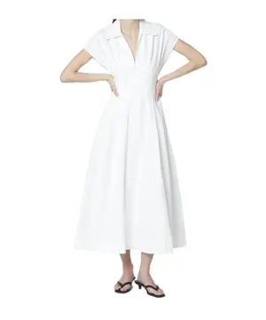 Simkhai Farlow Midi Dress - White