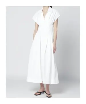 Simkhai Farlow Midi Dress - White