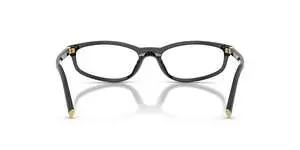 Miu Miu Oval Frame Eyeglasses With Logo Detail
