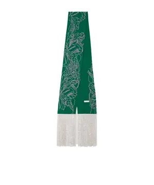 Dries Van Noten Tassel Scarf - Green