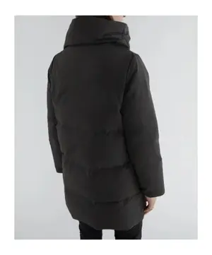Paloma Wool Hooded Button Coat - Black