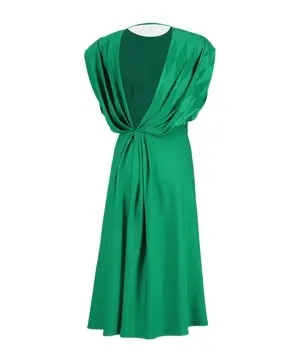 Versace Sleeveless Jacquard Midi Dress