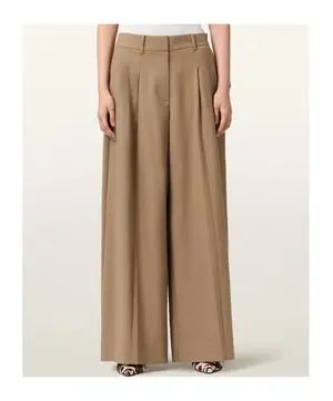 ALLSAINTS Poppy Wide Leg Pleated Trousers