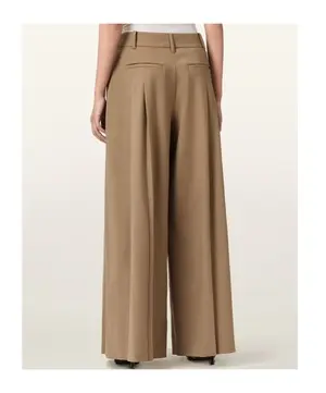 ALLSAINTS Poppy Wide Leg Pleated Trousers
