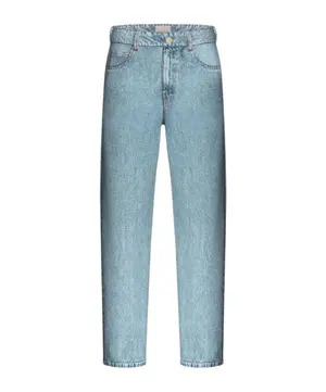 Marella Mom-fit Wide Leg Denim Trousers