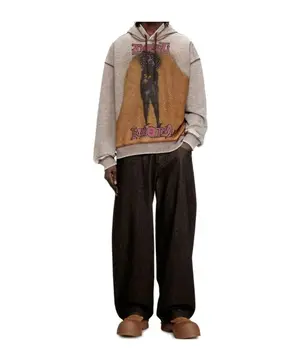 DIESEL® S-boxton Studded Embellishment Printed Hoodie