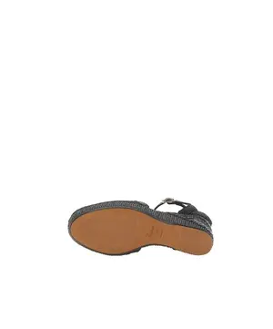 CastaÑer Charmie Ankle-strap Platform Espadrilles - Black