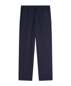 Dries Van Noten Straight Leg Cotton Wool Pants