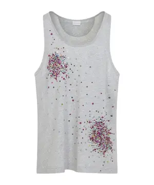 Dries Van Noten Sequin Embellished Tank Top