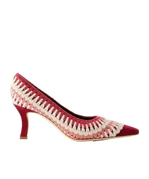 Manolo Blahnik Trimmed Pumps