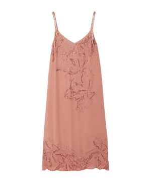 Dries Van Noten Sleeveless V-neck Embellished Dress