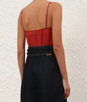 Zimmermann Rebellion Corset Bodysuit