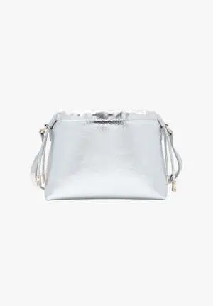 A.p.c. Ninon Mini Shoulder Bag - Argent