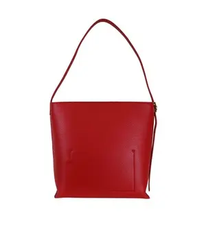 COCCINELLE C-me Logo Printed Hobo Bag - Red