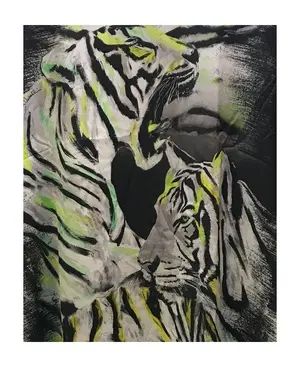 Just Cavalli Graphic Tiger Print T-shirt