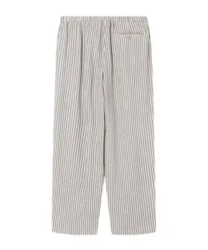 Emporio Armani 3d Striped Jacquard Fabric Trousers