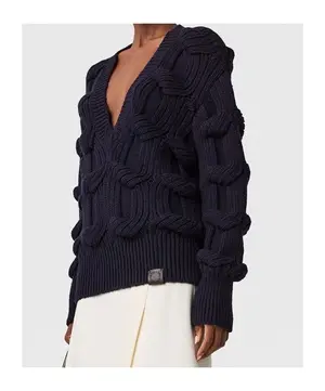 Stella McCartney Chain V-neck Knitted Jumper