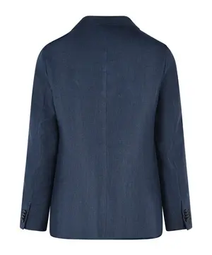 Zegna Single Breasted Tailored Jacket - Blue