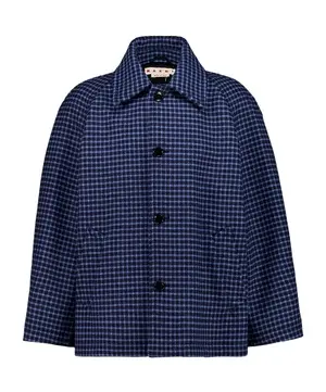 Marni Checked Single-breasted Jacket