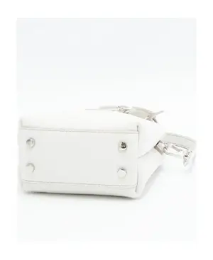 TOD'S T Timeless Micro Tote Bag - White