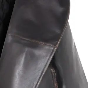 Alaïa Long-sleeved Hooded Leather Jacket - Black