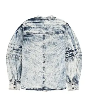 Isabel Marant Étoile Puff Sleeve Denim Shirt