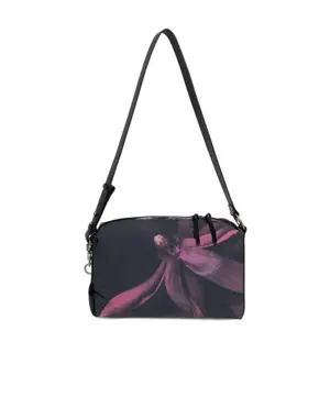 Dries Van Noten Printed Shoulder Bag - Black