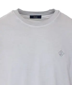 Herno Logo Crewneck T-shirt - Grey