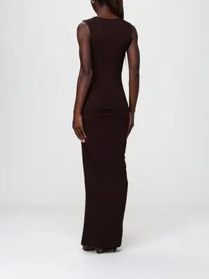 ENTIRE STUDIOS Drape Sleeveless Maxi Dress - Black