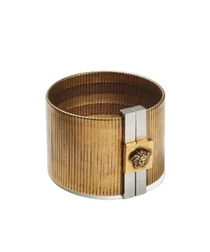Versace Textured Medusa Cuff Bracelet - Golden