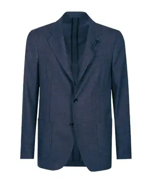 LARDINI Roma Single-breasted Blazer - Blue