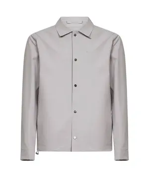 Herno Long-sleeved Buttoned Shirt - Gray