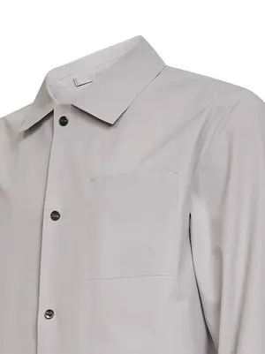 Herno Long-sleeved Buttoned Shirt - Gray