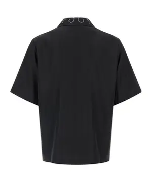 Amiri Rhinestone Logo Short-sleeve Shirt