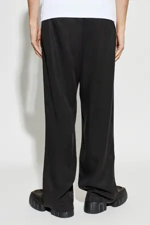 DIESEL® Elastic Waistband Trousers With Logo Detail