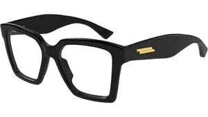 Bottega Veneta Square Frame Glasses - Black