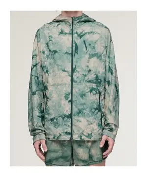 Y3 Tie-dye Hooded Track Jacket - Gray