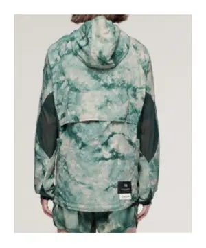 Y3 Tie-dye Hooded Track Jacket - Gray